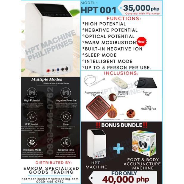 With FDA High Potential HPT Machine Foot Body Therapy - 1 yr ...