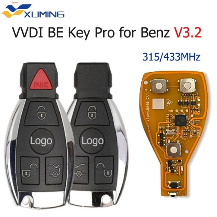XUMING VVDI BE Key Pro For Mercedes Benz V3.2 PCB Remote Key Chip ...