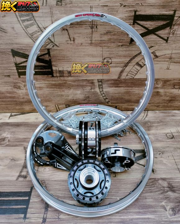 Rim Set 17s Yasaki Ligthen Hub Set (Ariete) Gear Type For Wave / Raider ...