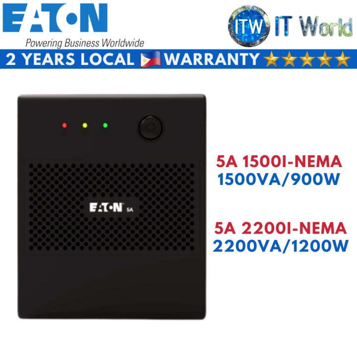 ITW | Eaton 5A 1500I/2200I-NEMA Tower Single-Phase Line Interactive UPS ...