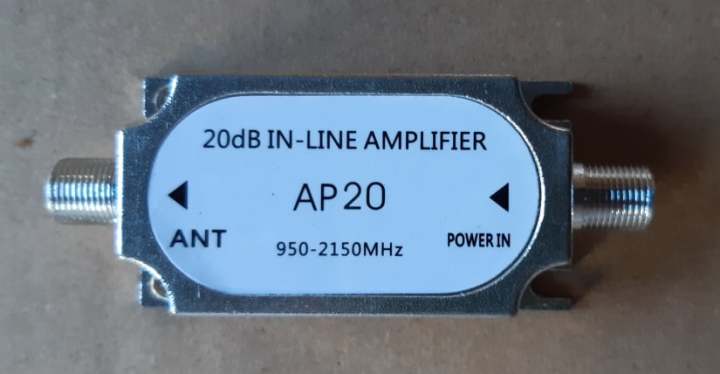In Line Amplifier AP-20 SATV CATV Booster LNB Cignal Gsat Pinoy Satlite ...