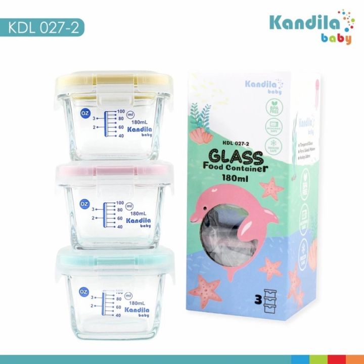 Baby Feeding Baby Steel Glass 💅 KANDILA Baby Glass Food Container Wadah ...