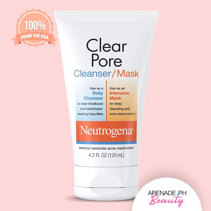 Neutrogena Clear Pore Facial Cleanser/Mask 125 ml | Lazada PH