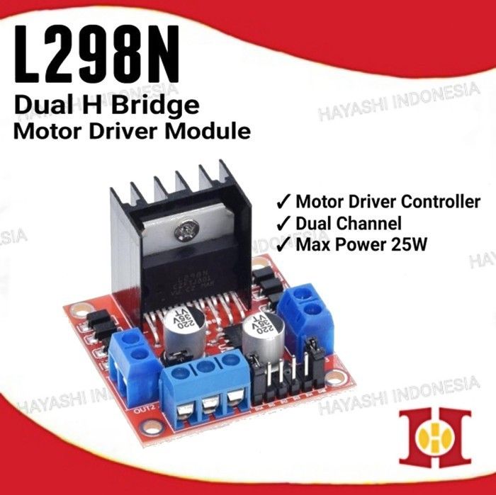 L298N L298 Dual H Bridge Stepper Motor Driver Module Arduino | Lazada ...