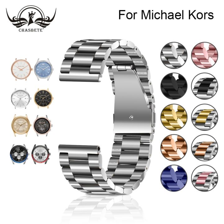 Stainless Steel Watchband for Michael kors 18mm 20mm 22mm Men Women ...