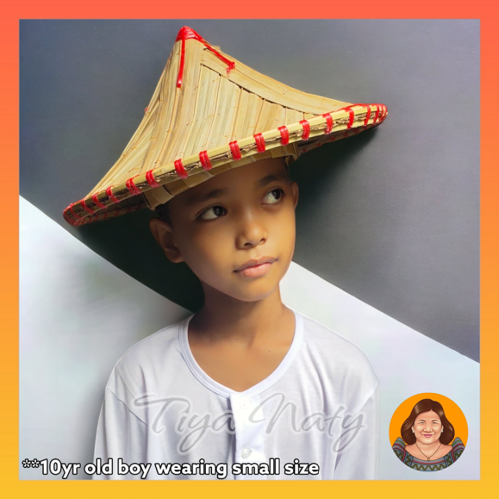TIYA NATY Native Fisherman Farmers Hat Karagumoy Buri Filipino Costume ...