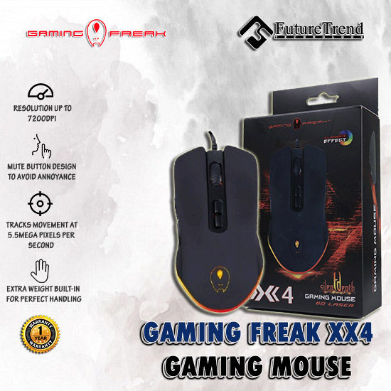 AVF Gaming Freak GFM-XX4 XX4 6D Laser Gaming Mouse | Lazada