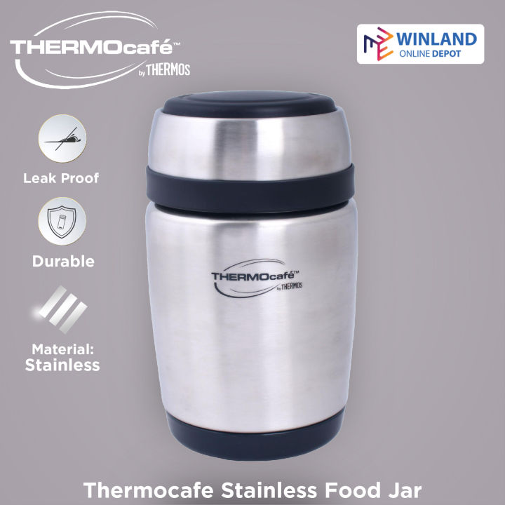 Thermos Thermocafe by Winland 400mL Stainless Steel Vacuum Food Jar ...