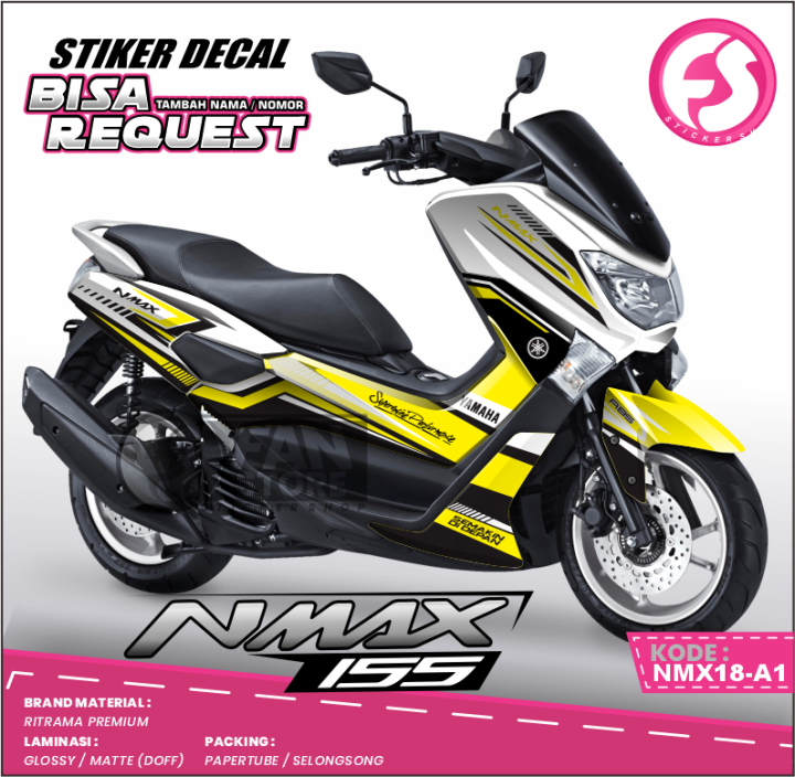 DECAL NMAX - STICKER DECAL NMAX FULLBODY - DECAL NMAX 2019 - Kode NMX18 ...