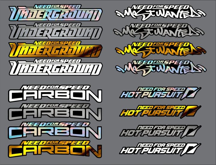 NEED FOR SPEED STICKER DECALS FOR MOTORCYCLE, CAR (6.6inches) | Lazada PH