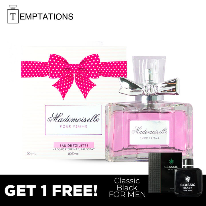 MB Parfums MADEMOISELLE Women/MB Parfums CLASSIC BLACK Men100ML EDT ...