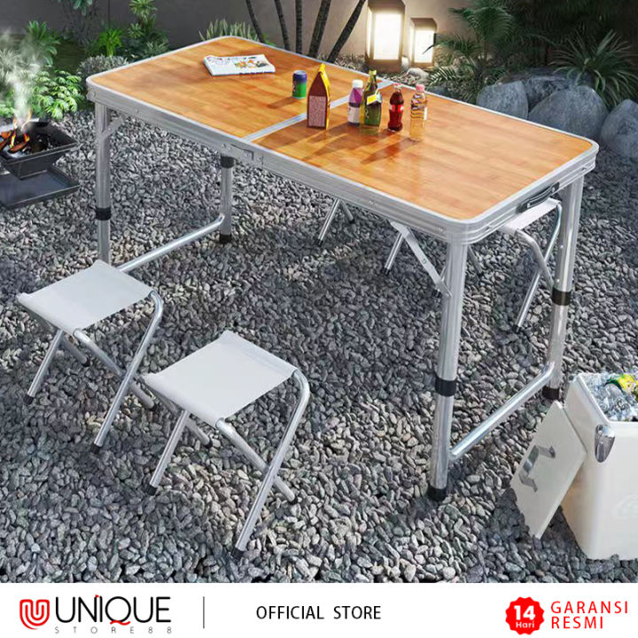 Meja Lipat Portable Model Koper Meja Camping Serbaguna Meja Makan ...