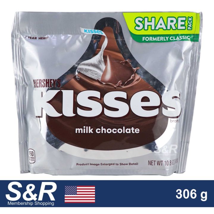 COD Hershey's Kisses Milk Chocolate 306g | Lazada PH