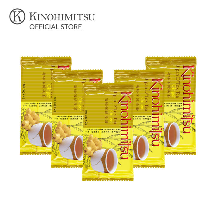 Kinohimitsu Dtox Tea Ginger 5s | Lazada