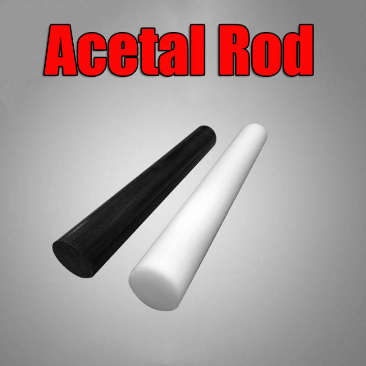 Black White Acetal Rod Engineering Plastic Round Bar Billet Spacer 6 ...
