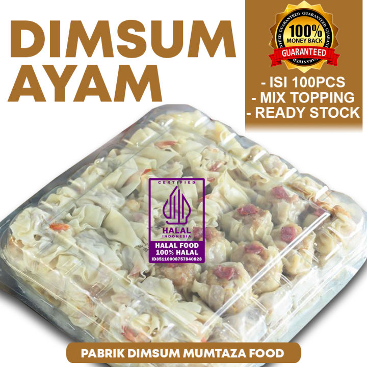 DIMSUM AYAM MIX TOPPING 100 pcs MUMTAZA FOOD | Lazada Indonesia