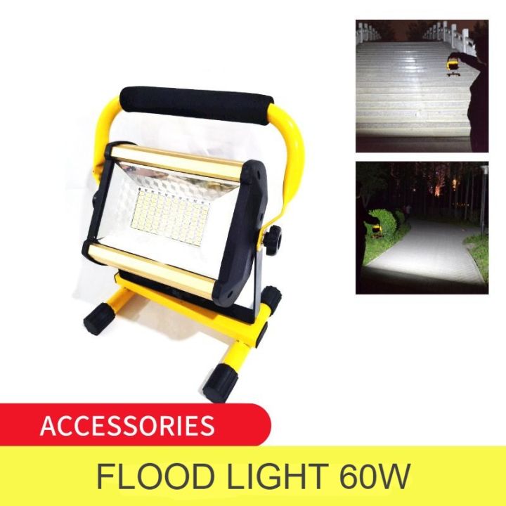 90/60/250W, (24/36/100 LED WAFER) COB LED PORTABLE RECHARGEABLE FLOOD ...