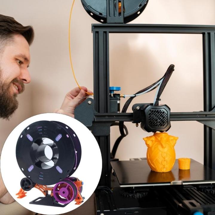 Heavy Duty Filament Spool Holder Enraged for Filamentalist Passive ...