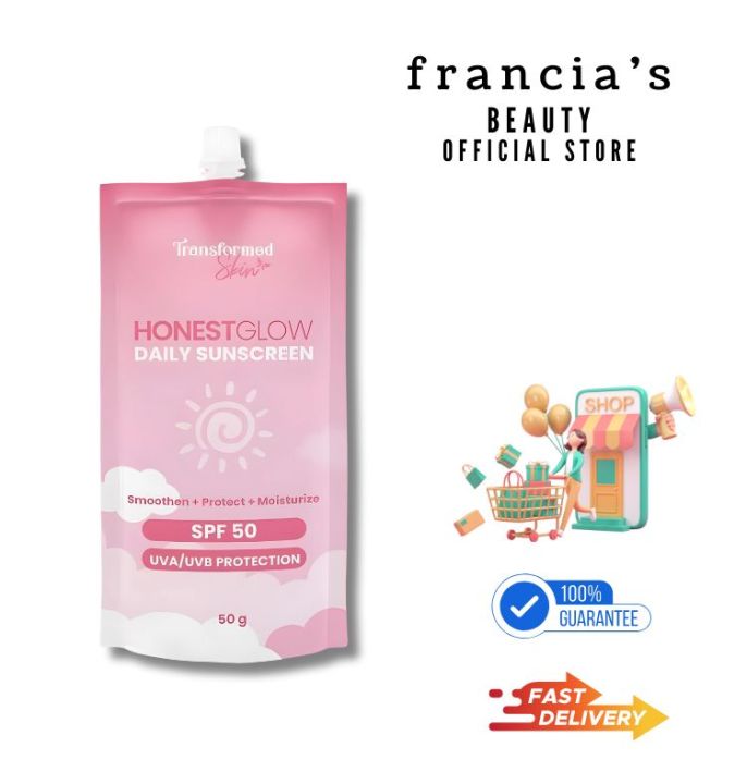 HONEST GLOW DAILY SUNSCREEN spf50 | Lazada PH