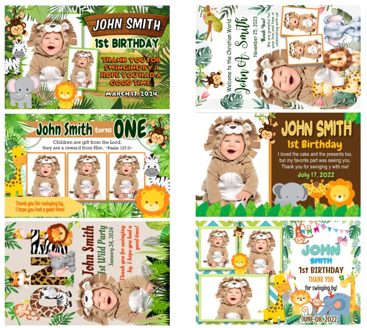Ref Magnet Souvenir Giveaway Birthday Christening Safari Jungle | Lazada PH