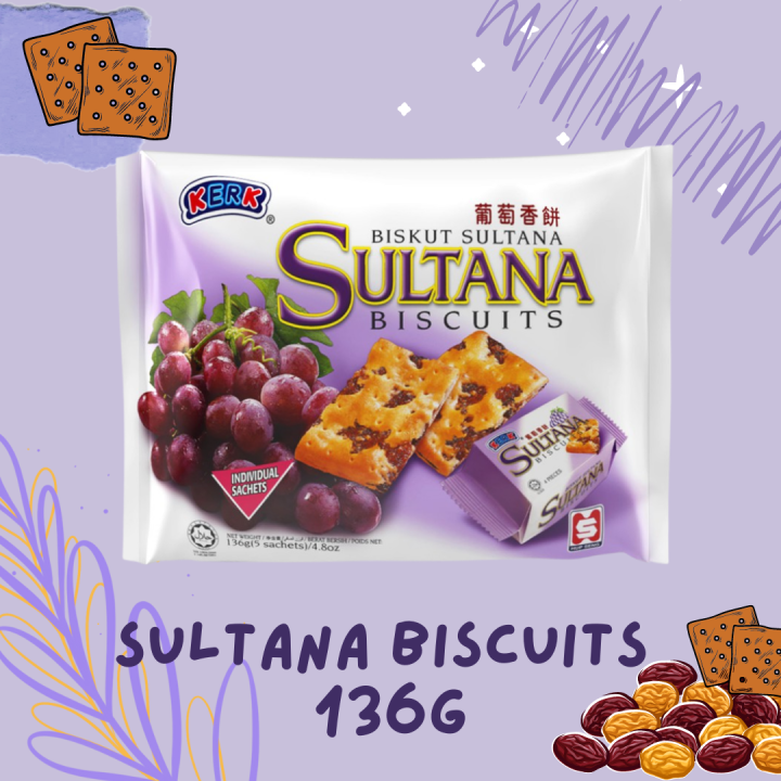 Hup Seng Biskut Sultana /Sultana Biscuits -136g | Lazada