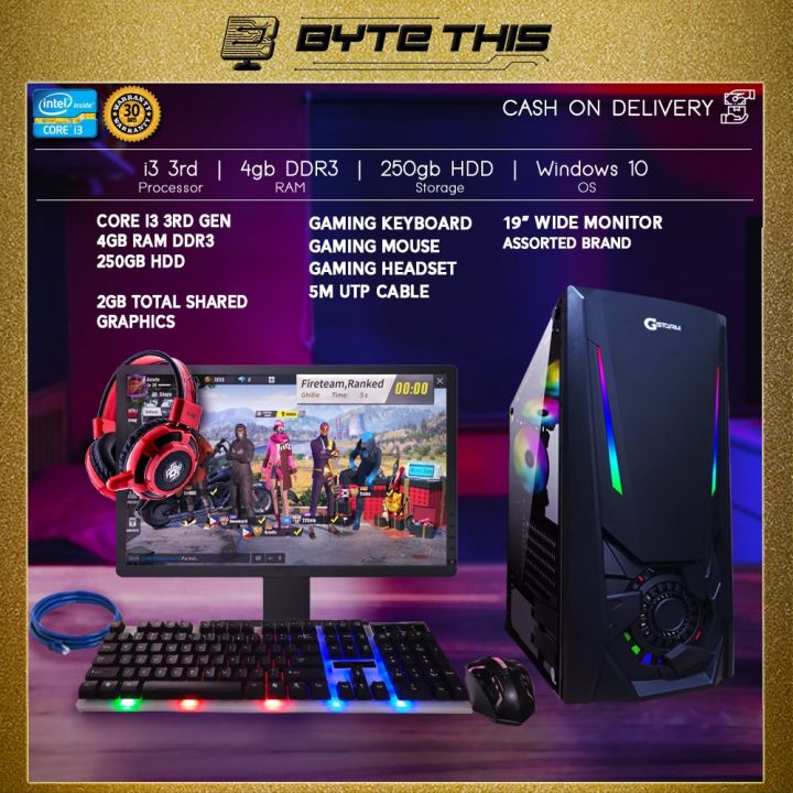 Computer package set intel core i3 | BYTE THIS | Lazada PH