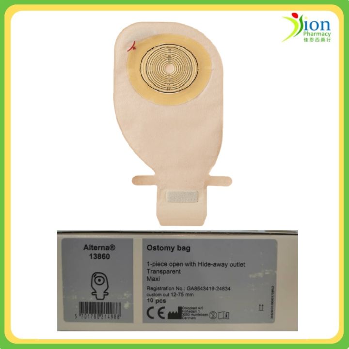 COLOPLAST ALTERNA 13860 OSTOMY BAG 10S | Lazada