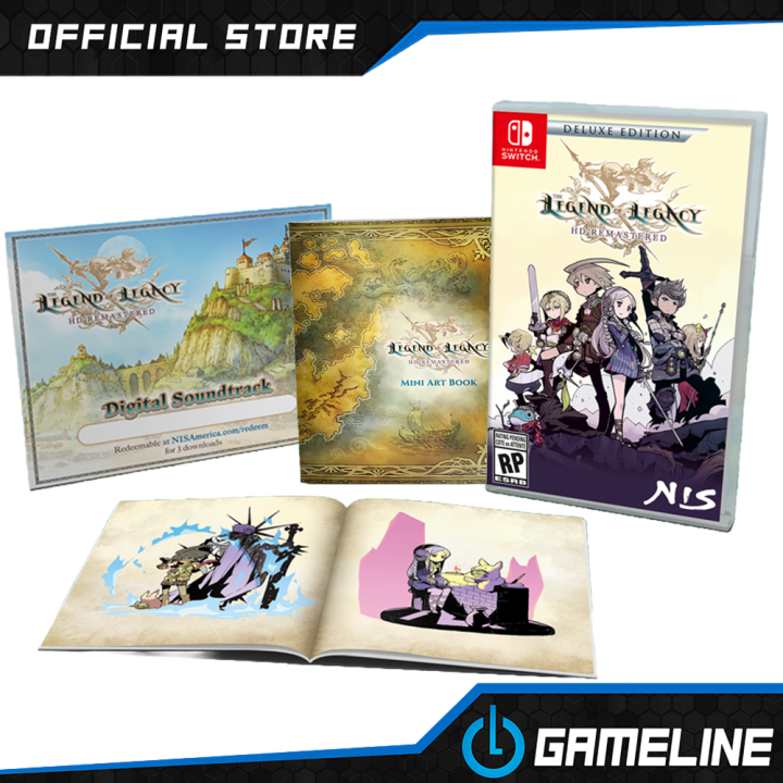 Nintendo Switch The Legend of Legacy HD Remastered Deluxe Edition (US ...