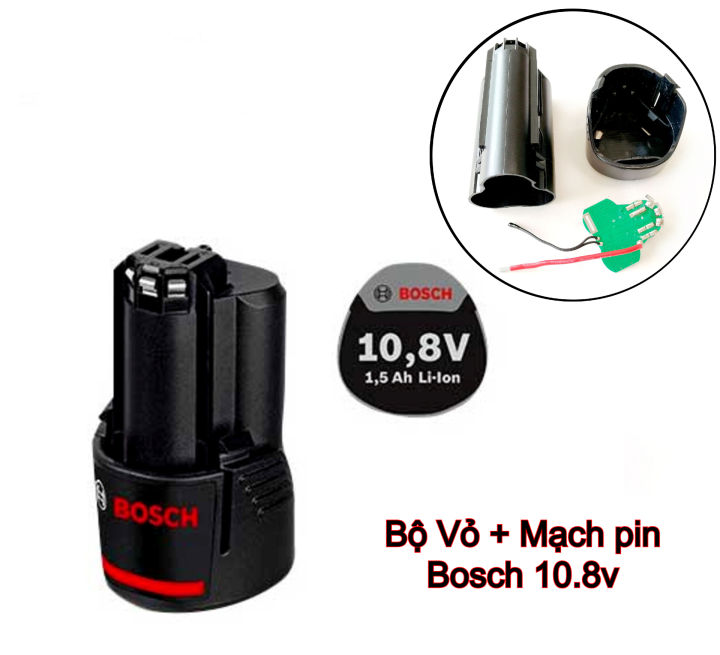Vỏ pin và mạch pin Bosch 10.8V/12V Li-ion 3.7V nhận sạc zin | Lazada.vn