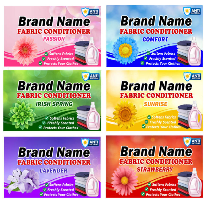 64pcs Fabric Conditioner Label Sticker Rebranding | Lazada PH