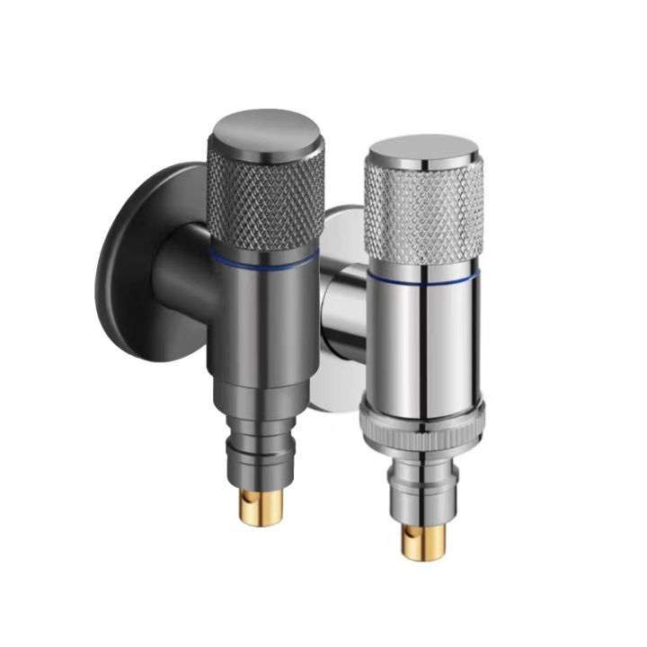 ZOOKV brass washing machine multi-function water bib faucet tap 2 way bib hose taps angle valve ...