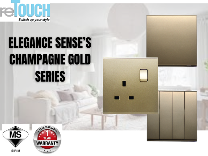 [SIRIM] Retouch Elegance Sense's Switch Socket Flat Pin / Universal ...