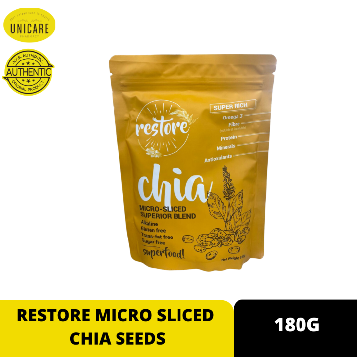 RESTORE MICRO SLICED CHIA SEEDS 180G | Lazada