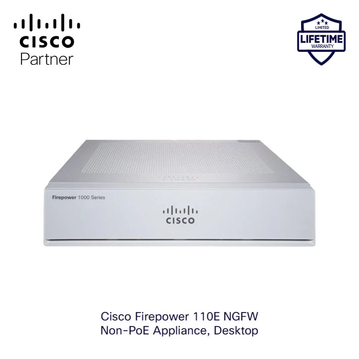 Cisco Firepower 1010e NGFW Non-POE Appliance, Desktop (FPR1010E-NGFW-K9 ...