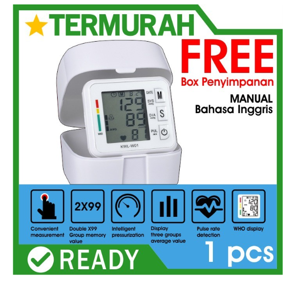 ALAT PENGUKUR TEKANAN DARAH TENSIMETER DIGITAL TENSI METER DIGITAL ...