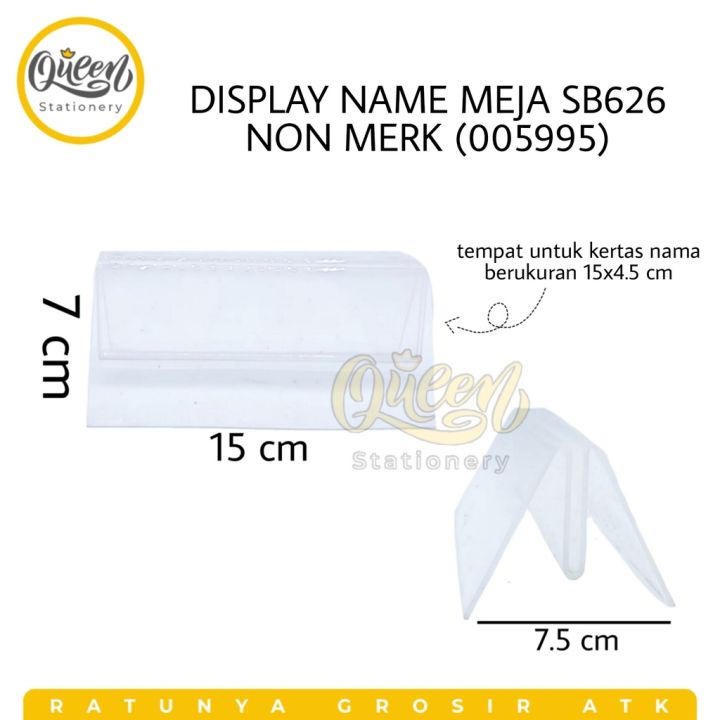 1 PCS DISPLAY NAME MEJA SB626 NON MERK / TEMPAT NAMA / PAPAN NAMA ...