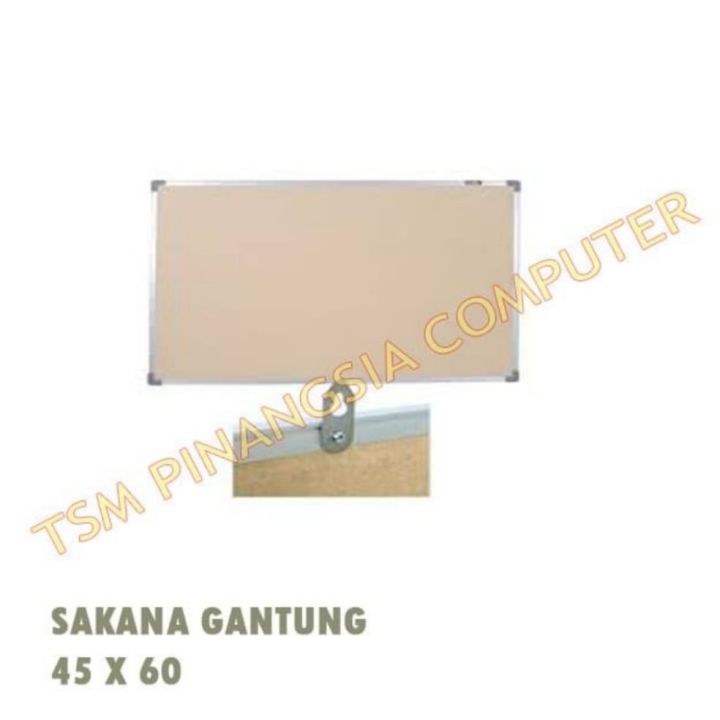Papan Mading / Softboard Polos Sakana 45 x 60 cm Gantung | Lazada Indonesia