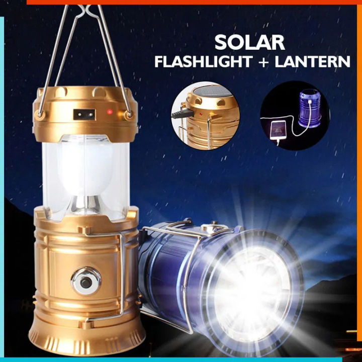 【Vickmiu】Portable LED Camping Lantern, Mini LED Lantern Collapsible ...