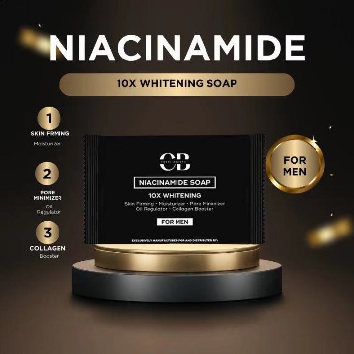CB Niacinamide 10x Whitening Soap For Men, All Skin Types. Oil control ...