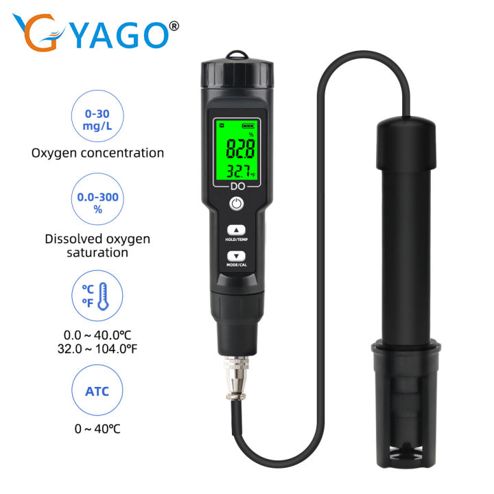 【100%-original】 Digital Dissolved Oxygen Meter D09100 Professional ...