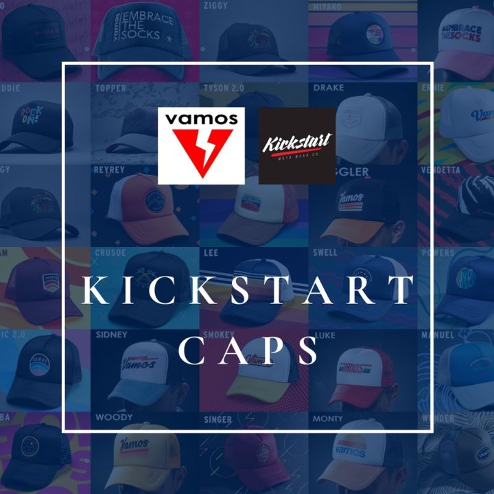 (4/6) RK Culture - Authentic VAMOS x KICKSTART Caps [ Kickstart Trucker ...