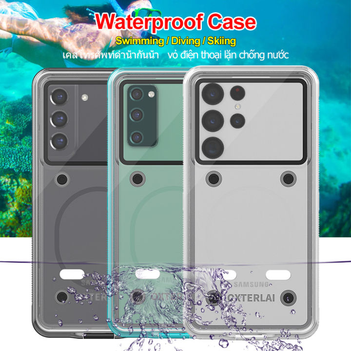 Waterproof Case for Samsung S20 S21 Plus S22 Ultra S20FE Galaxy S21fe ...