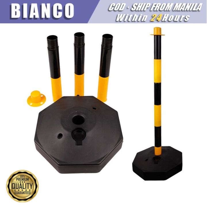 Traffic Safety Anticollision Column Reflective Warning Post PE Plastic ...