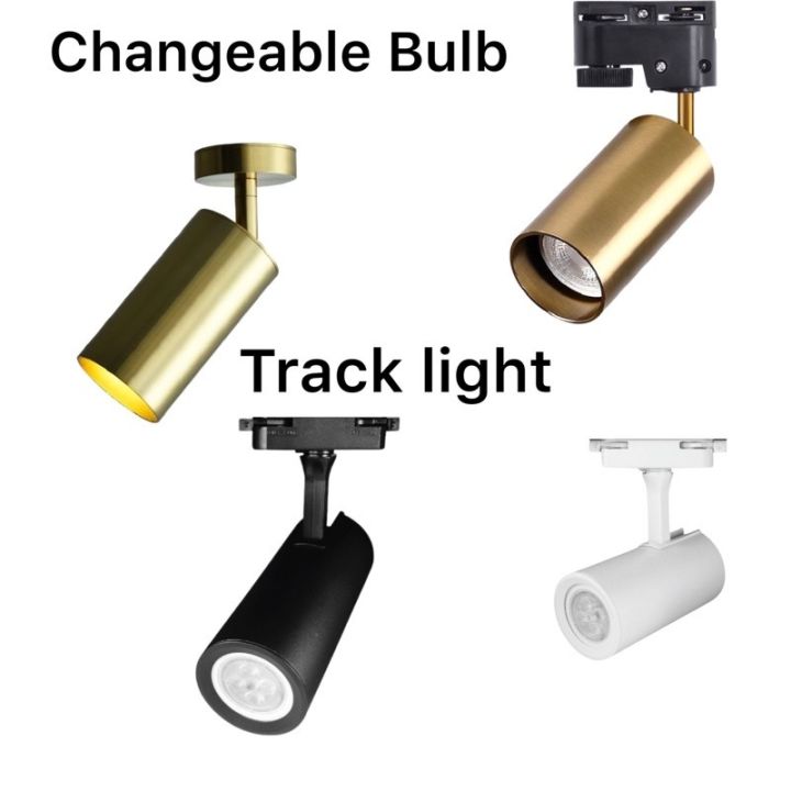 gold track light ceiling light GU10 | Lazada