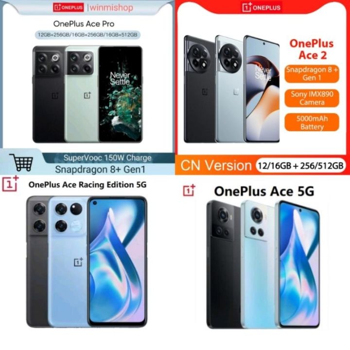 OnePlus Ace / 2V / 2 / Racing / Pro / 11R /10T 5G Smartphone No COD | Lazada PH