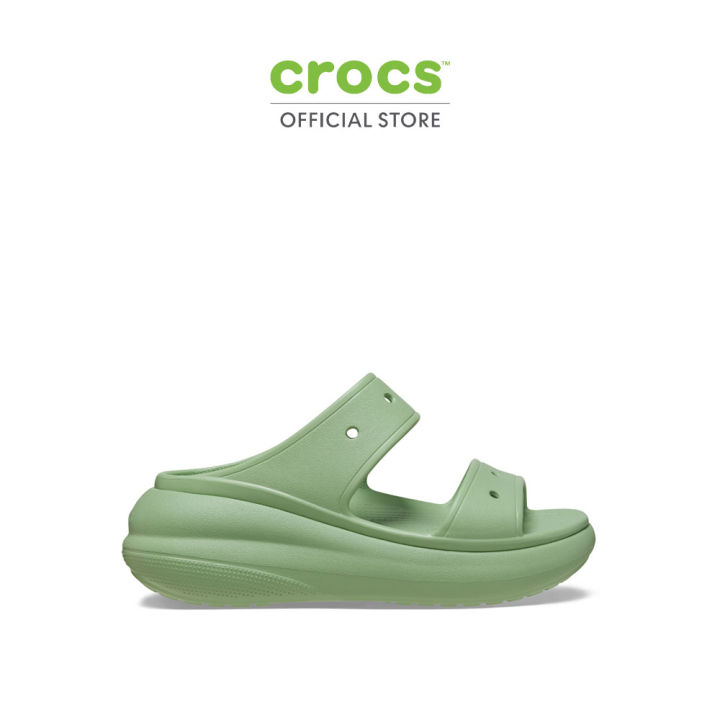CROCS รองเท้าแตะผู้ใหญ่ CRUSH SANDALS รุ่น 207670374 - FAIR GREEN ...