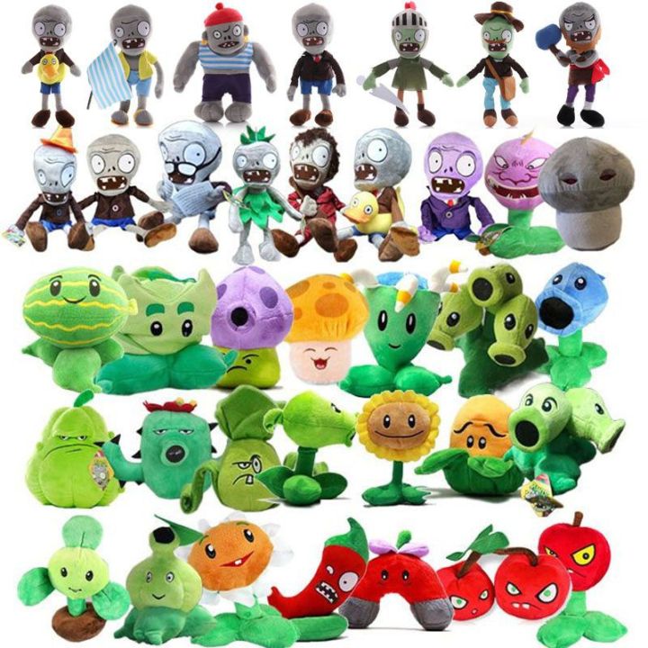 30cm Game PLANTS vs. ZOMBIES PVZ Soft Stuffed Toys Cartoon Soft Plush ...