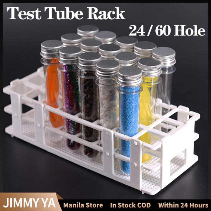 Detachable Plastic Test Tube Rack 24 Holes 60 Holes Lab Test Tube Stand ...