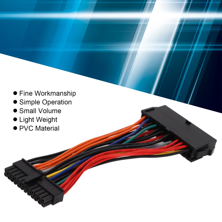 24 Pin to Mini 24 Pin Cable Fine Workmanship Simple Operation ATX Power ...