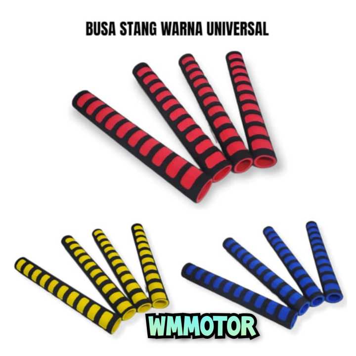 Busa Stang Motor Hand Grip Handfat Universal Sepeda Dan Motor Busa ...